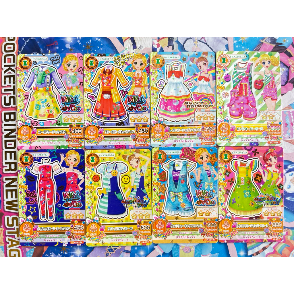 Jual Kartu Aikatsu Pop Dress Happy Rainbow Magical Toy Vivid Kiss Rare ...