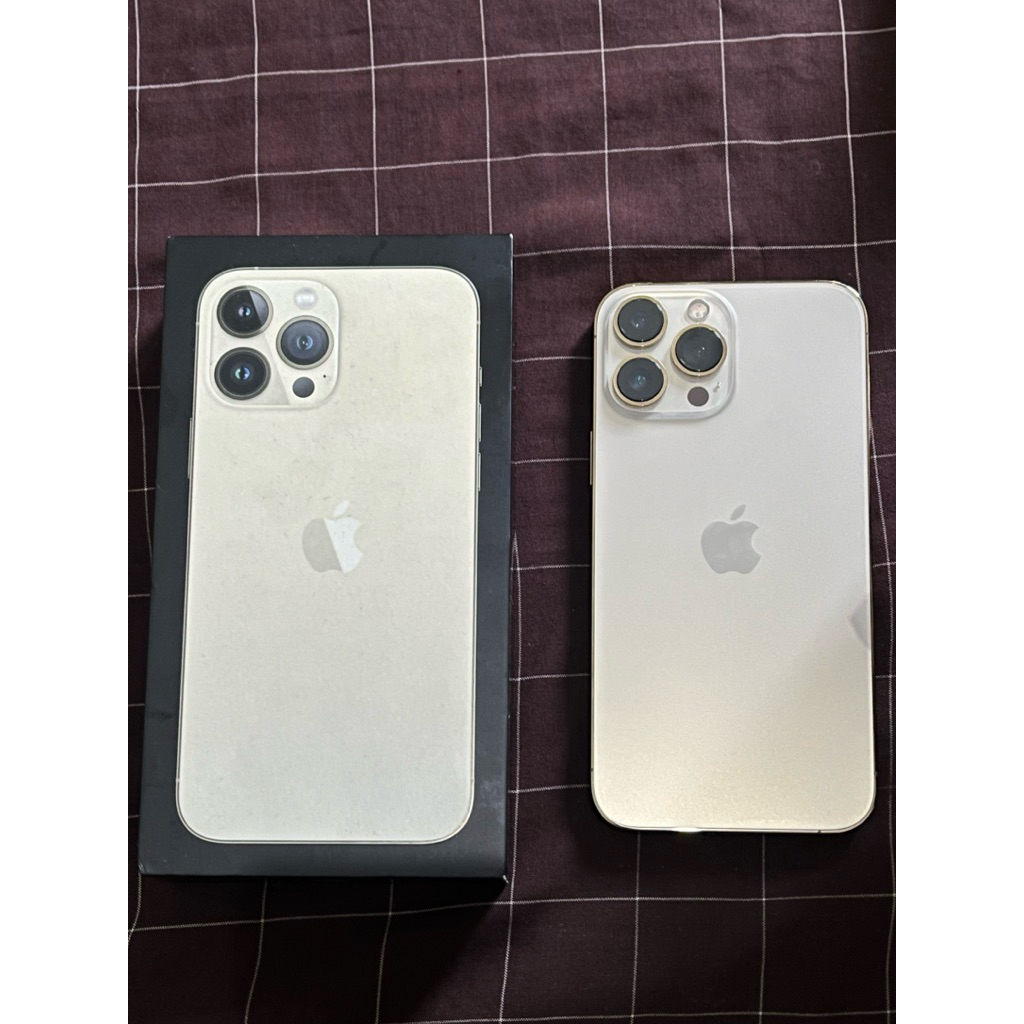 Jual iPhone 13 ProMax Gold 128 GB ex iBox Second Mulus | Shopee Indonesia