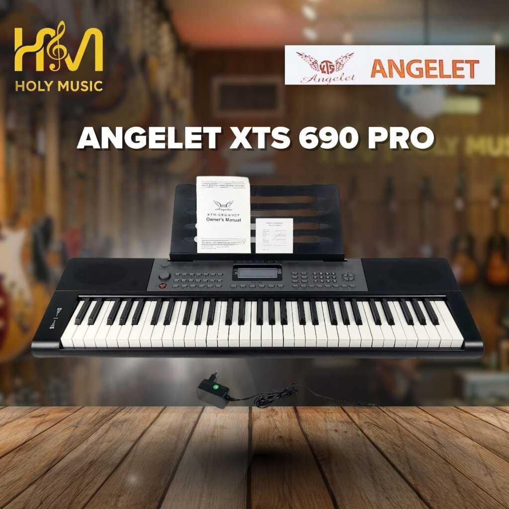Jual Keyboard Piano Angelet XTS-690 Pro Original USB MIDI paket sustain ...