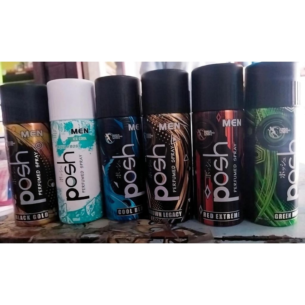 Jual POSH MEN SPRAY 150ML | Shopee Indonesia