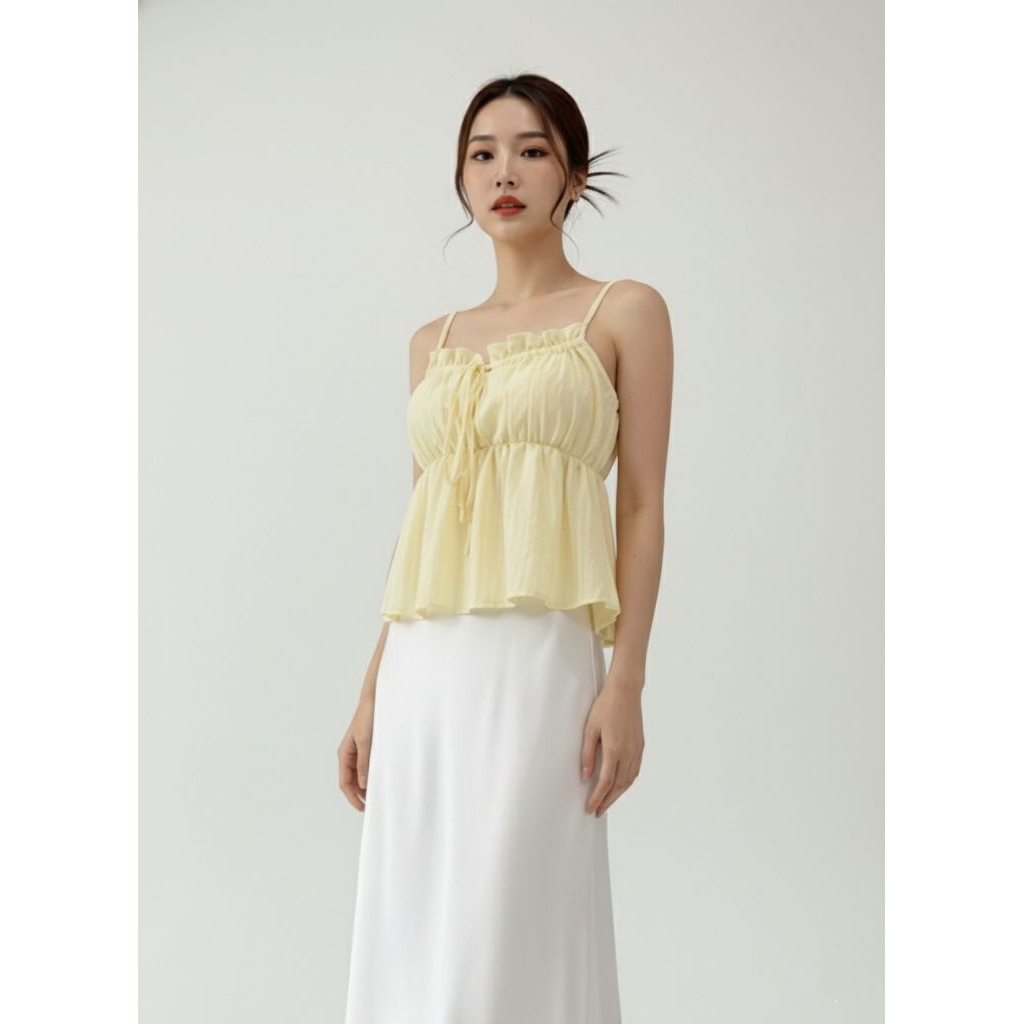 Jual Tank Top Tali Wanita | Daisy Top - Lady Feng | Shopee Indonesia