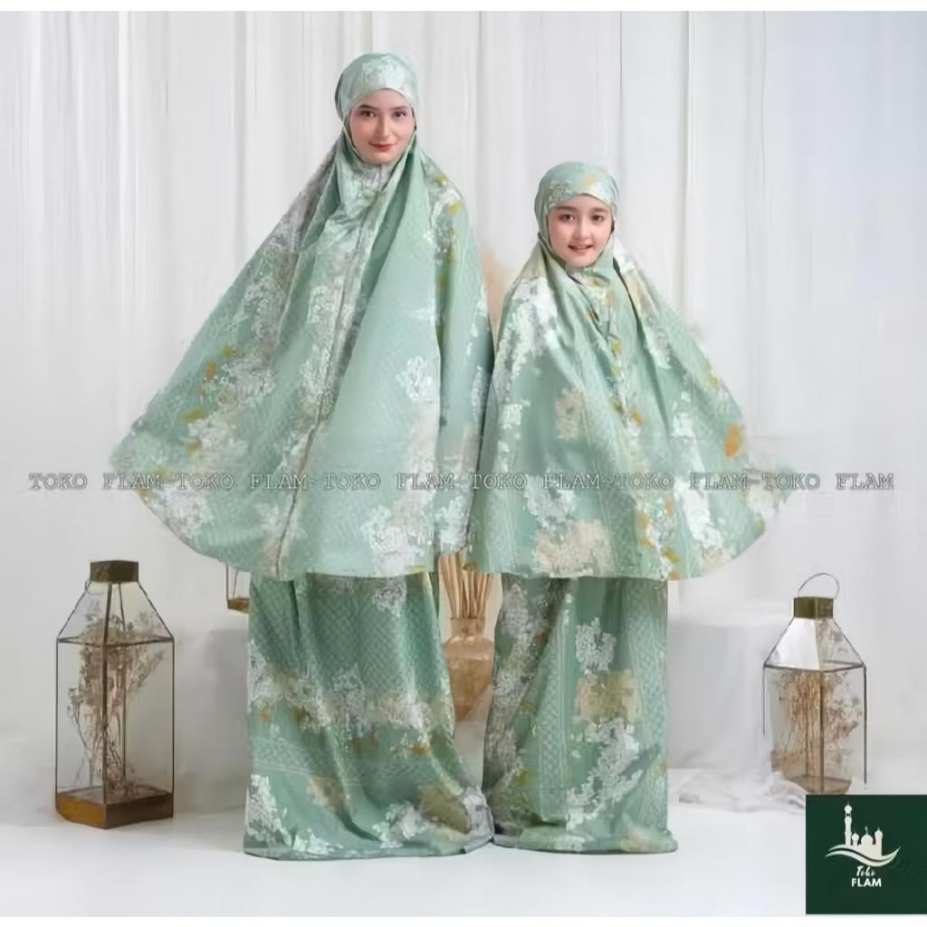 Jual TOKO FLAM MUKENA COUPLE IBU DAN ANAK ALENA 2IN1 RESLETING KATUN ...