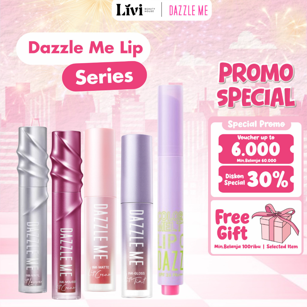 Jual LIVI - (New Product) DAZZLE ME Lip SERIES | Ink-Matte Lip Cream ...