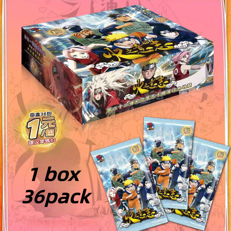 Jual Original Kayou 1 Box 250pcs Kartu Naruto Tier 4 Wave 6/ Tier 4 ...