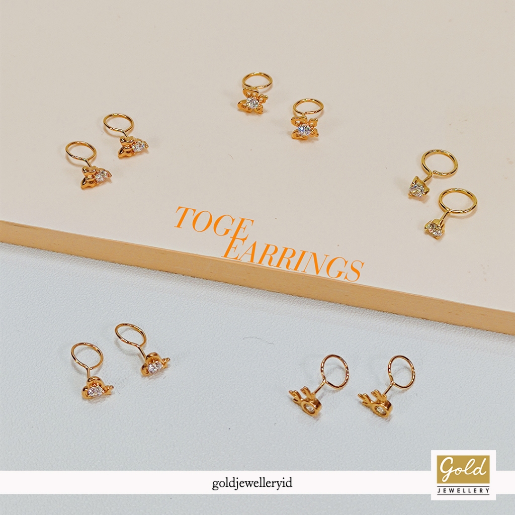 Jual Anting toge bayi anak emas kuning 700 16k | Shopee Indonesia