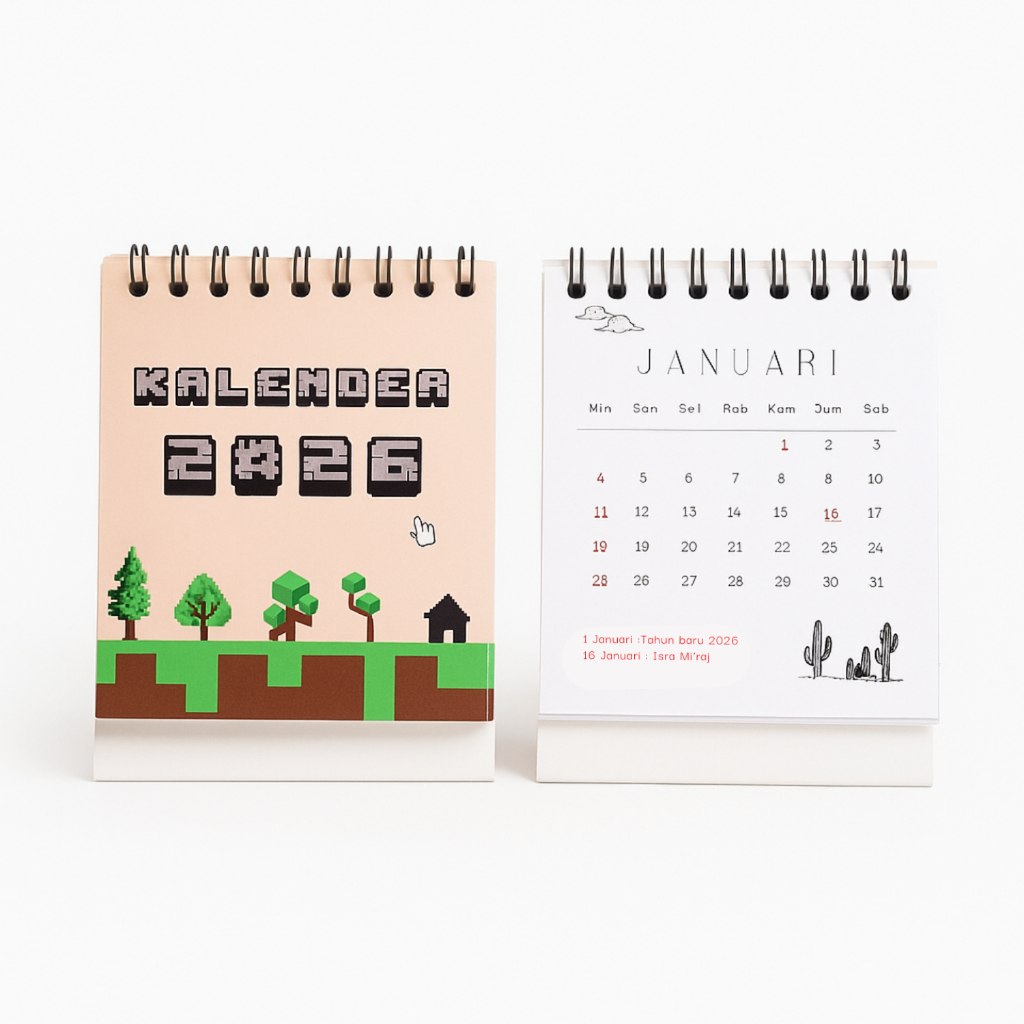 Jual NEW} Kalender 2026 / Calender 2026 / Kalender Meja 2026 / Kalender ...