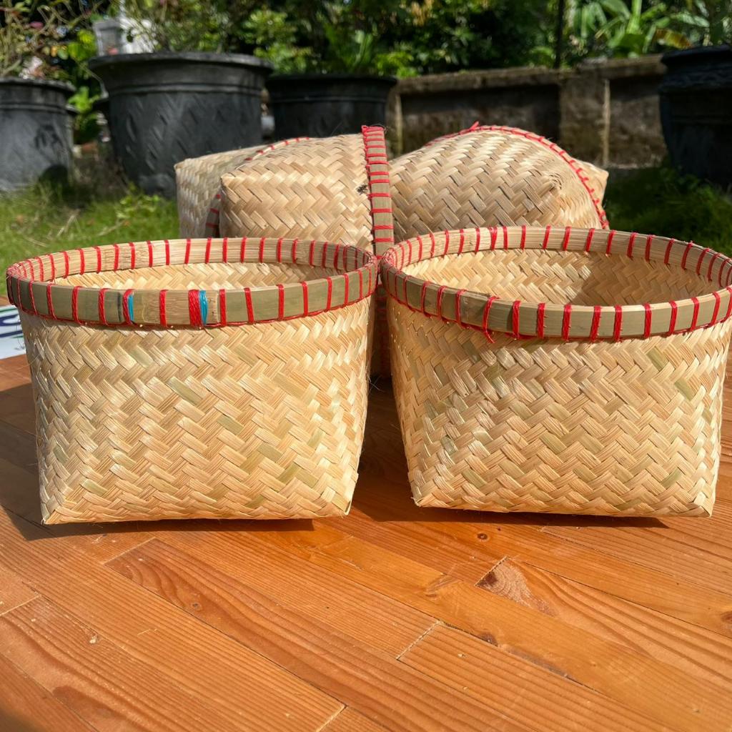 Jual Tompo/Awitali Bambu Anyaman - Besek Anyaman Tradisional ...