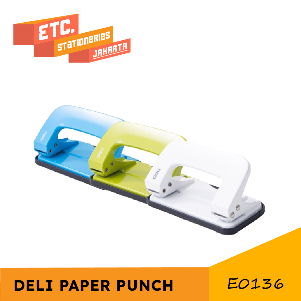 Jual DELI Paper Punch / Pembolong Kertas [E0136] | Shopee Indonesia