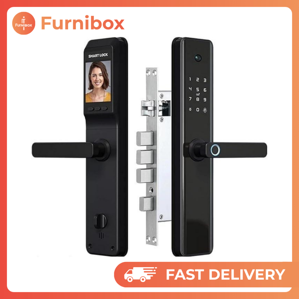 Jual Smart Door Lock Gagang Layar Kunci Pintu Rumah Fingerprint ...