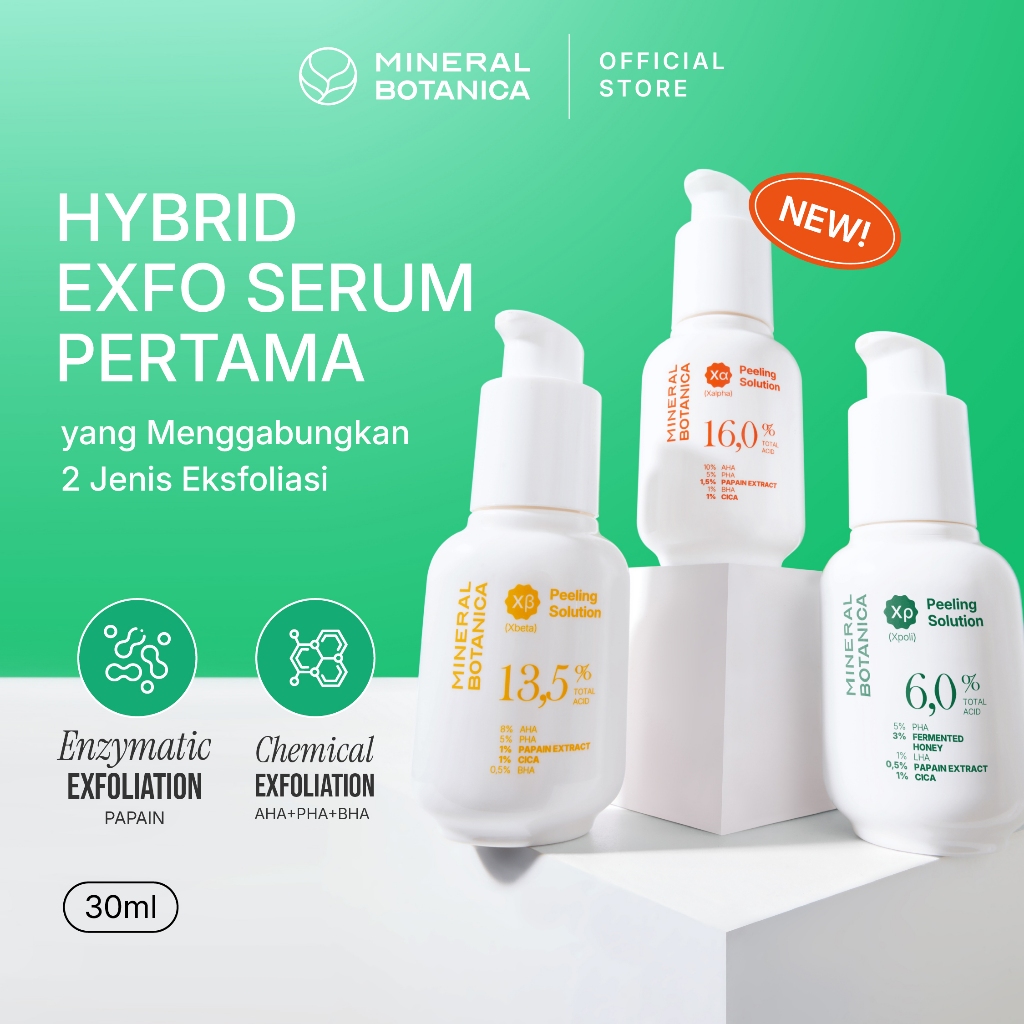 Jual Mineral Botanica Xfo Serum Peeling Solution Series – Xp Mild / XB ...