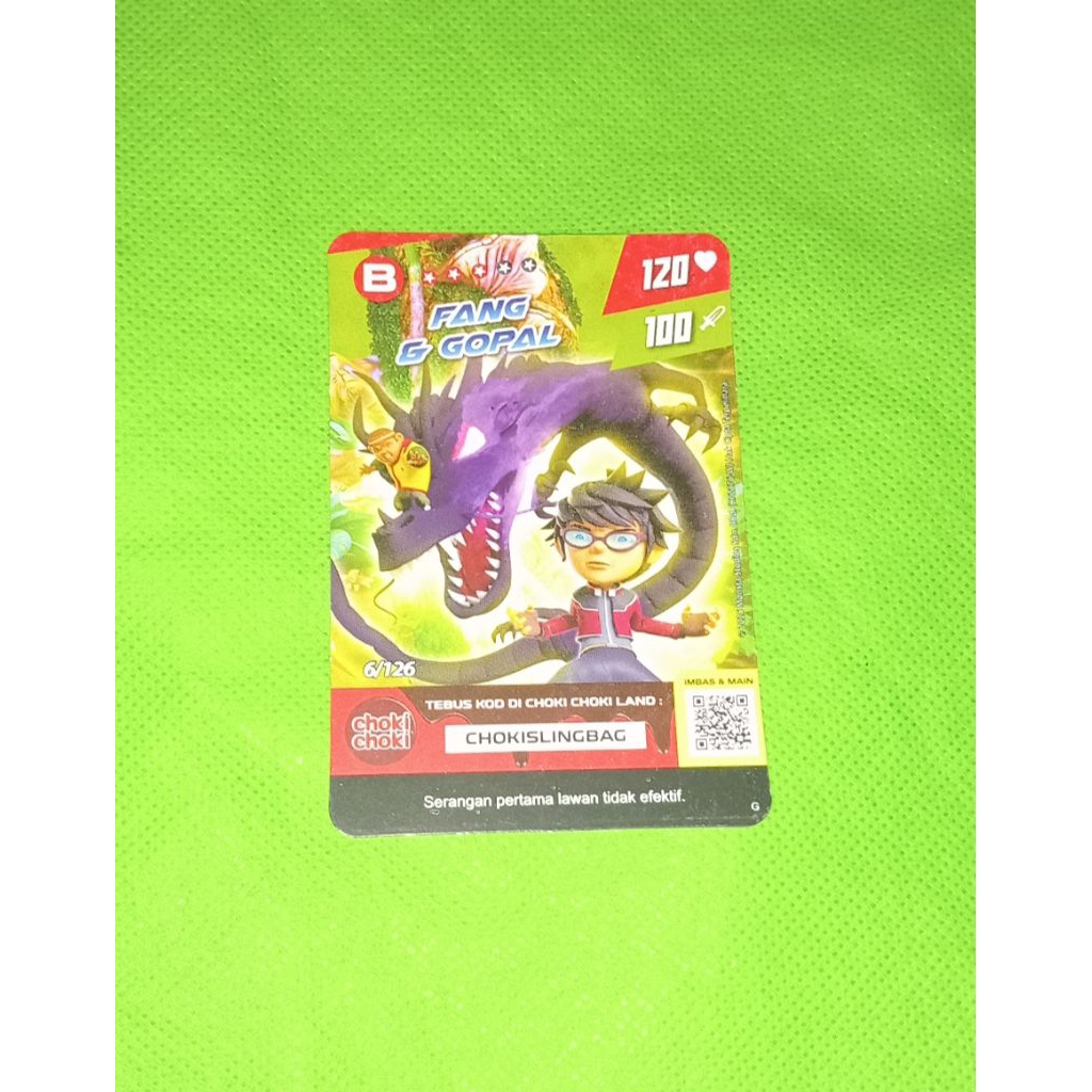 Jual Kartu fang&gopal monsta galaxy card choki choki season 2 | Shopee ...