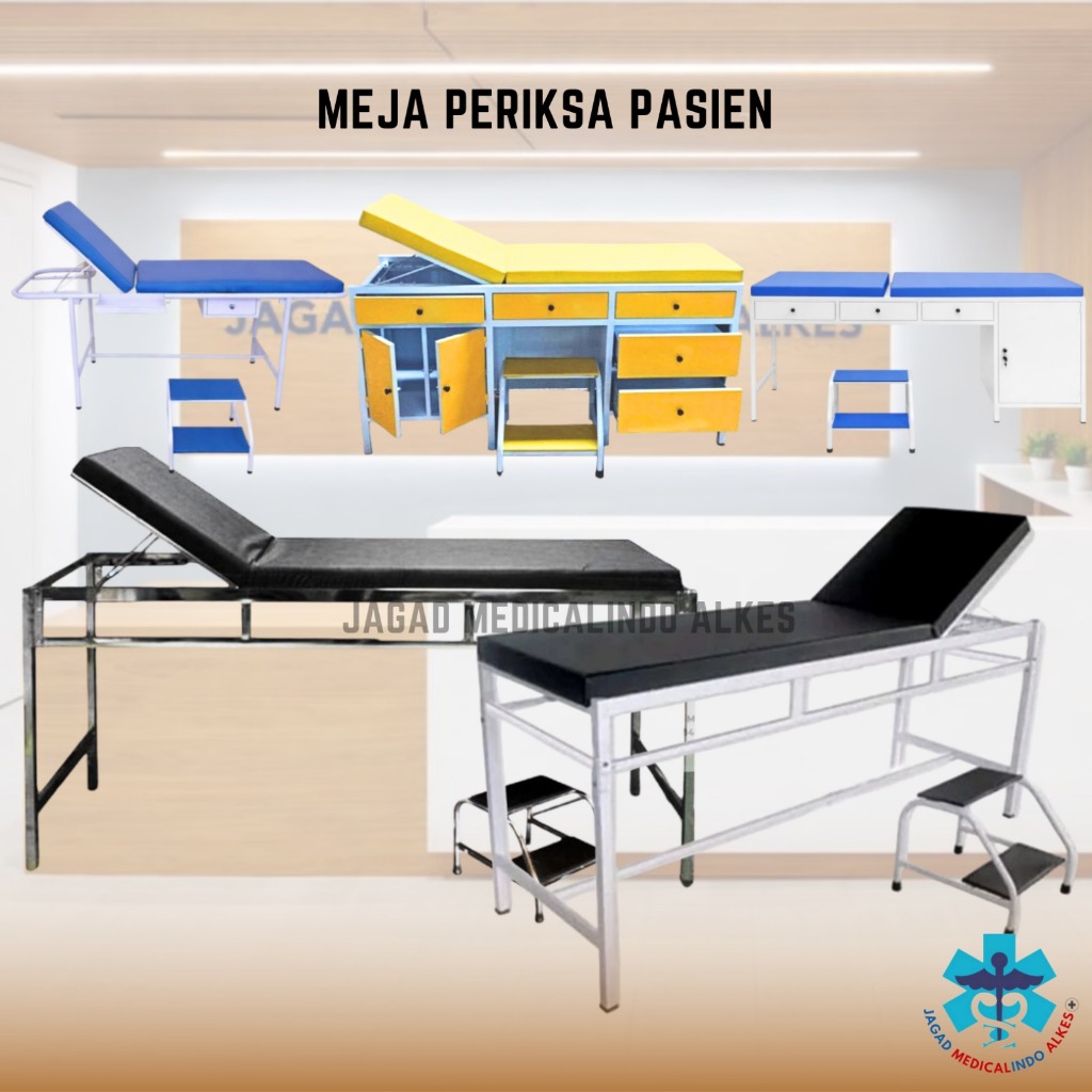 Jual Meja Periksa Bed Periksa Knockdown Besi Gratis Tangga | Shopee ...