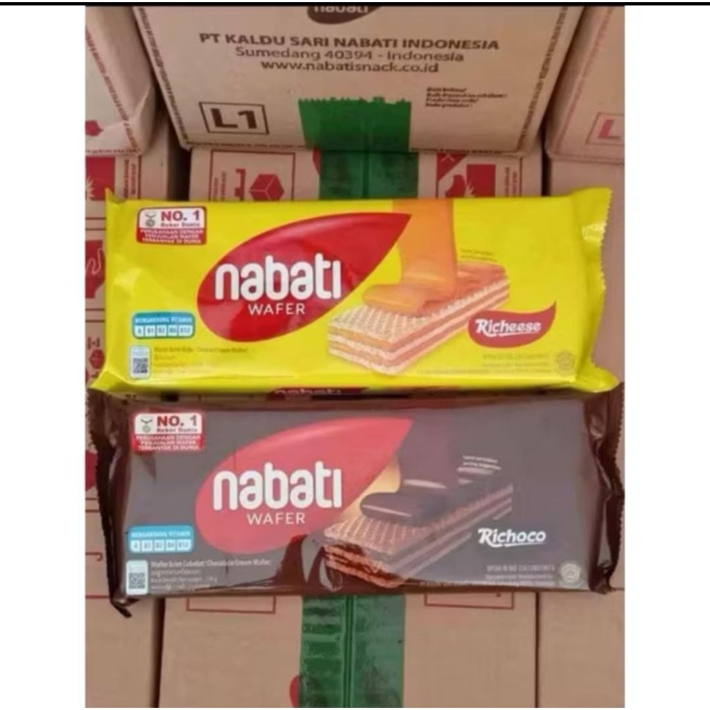 Jual NABATI WAFER 5000 L1 (1DUS ISI 24PCS) | Shopee Indonesia