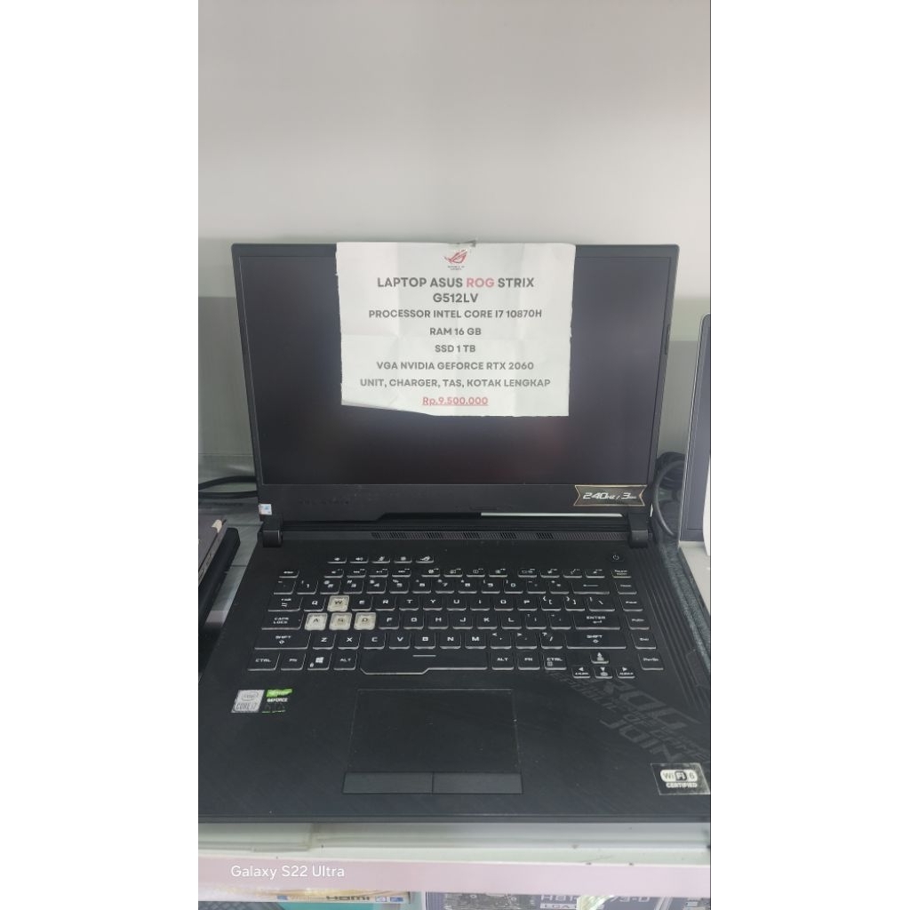 Jual LAPTOP ASUS ROG STRIX G512LV | Shopee Indonesia