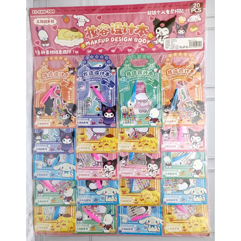 Jual MIMI ACC GROSIR 20PCS STIKER SANRIO LEMBARAN | STIKER KARAKTER ...