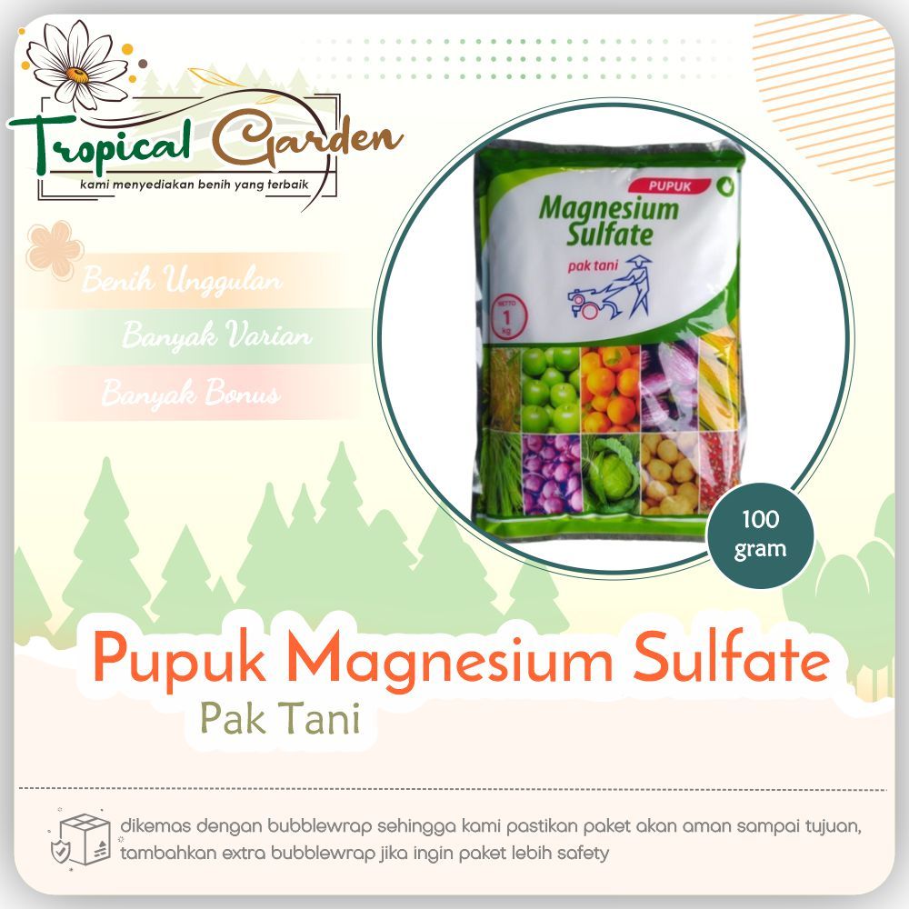 Jual Pupuk Magnesium Sulfate Pak Tani Kemasan Repack 100 gram ...