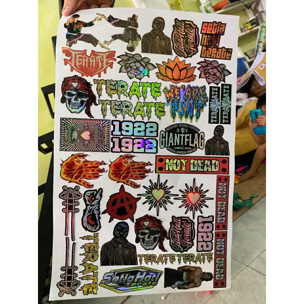 Jual STICKER CUTTING PERSILATAN, STICKER PSHT, STIKER IKS, STICKER ...