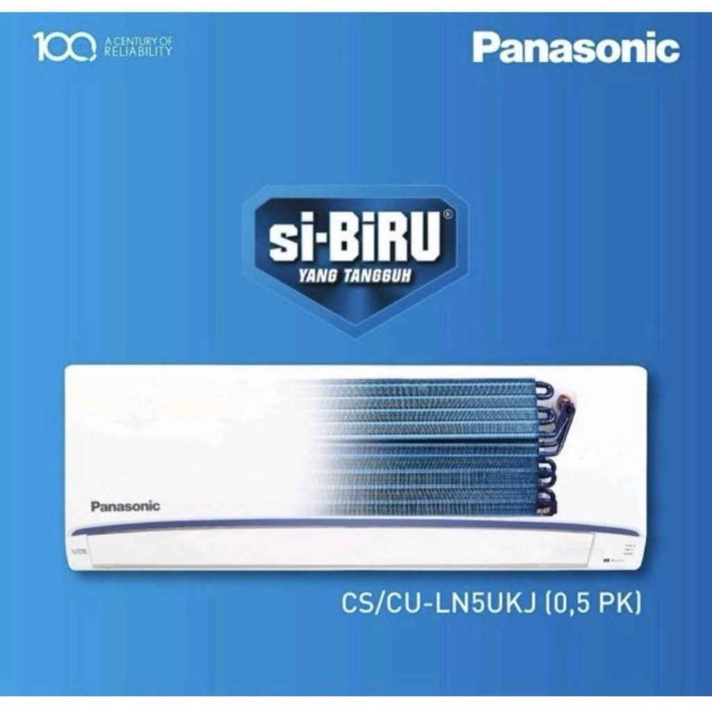 Jual AC Panasonic 1,5 pk SiBIRU LN12AKJ standar Low Voltage Bluefin ...