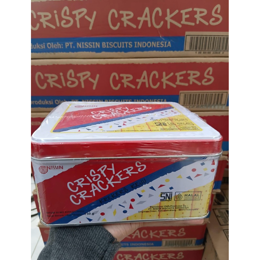 Jual NISSIN CRISPY CRACKERS KALENG 750gr | Shopee Indonesia