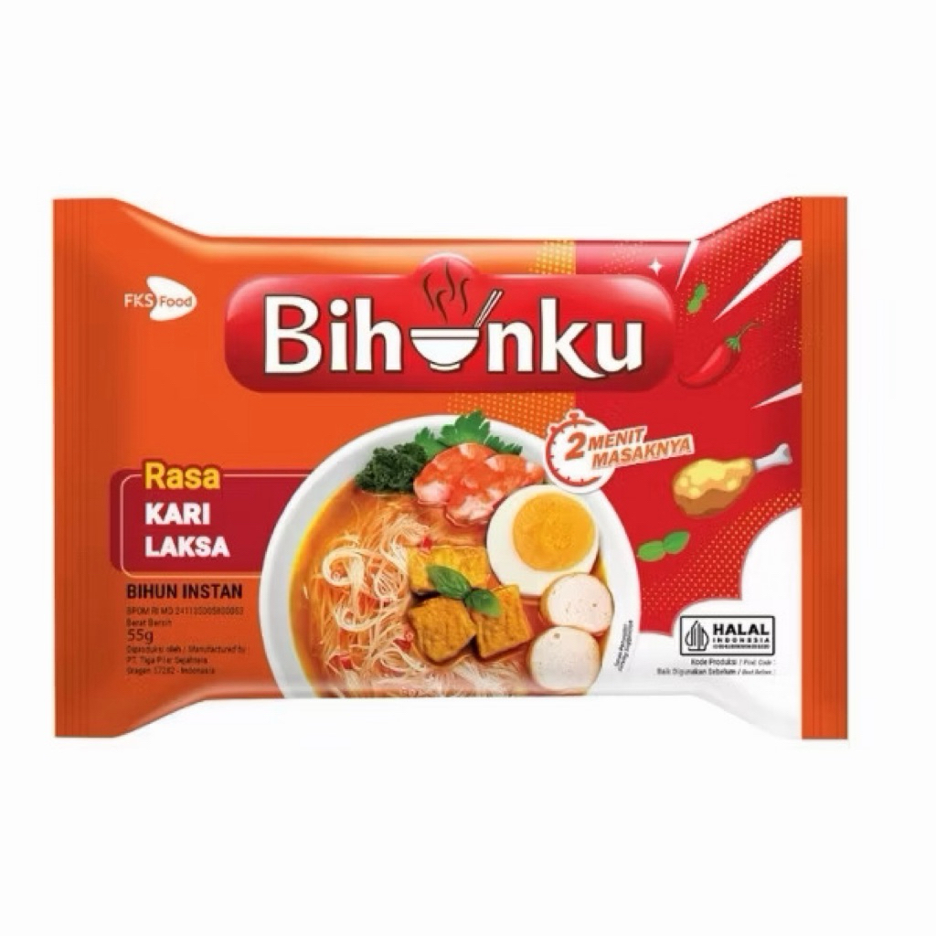 Jual Bihunku Rasa Kari Laksa 55g | Shopee Indonesia