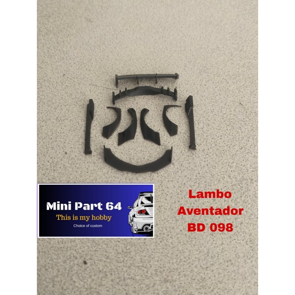 Jual mini part 64 Body kit Lambo Aventador BD 098 | Shopee Indonesia