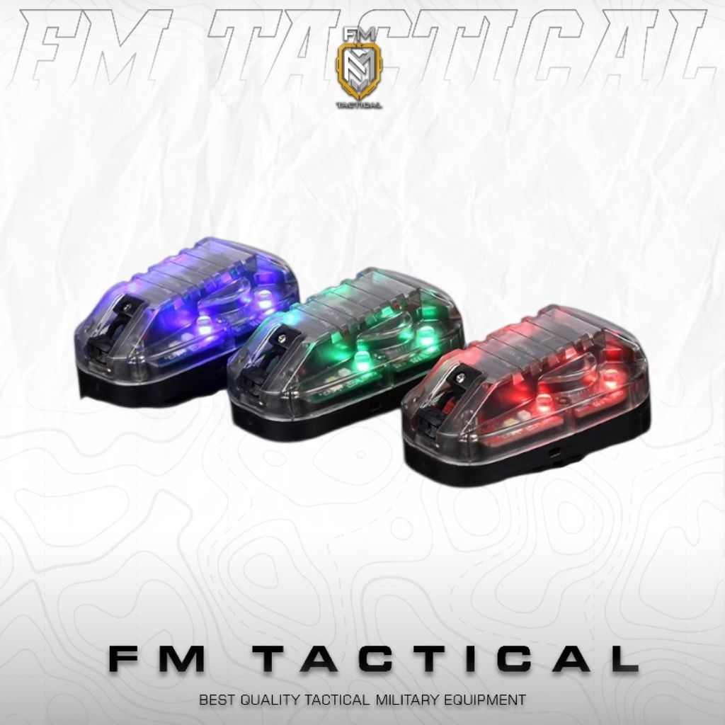 Jual Lampu Helm Tactical / Helmet Signal Light | Shopee Indonesia
