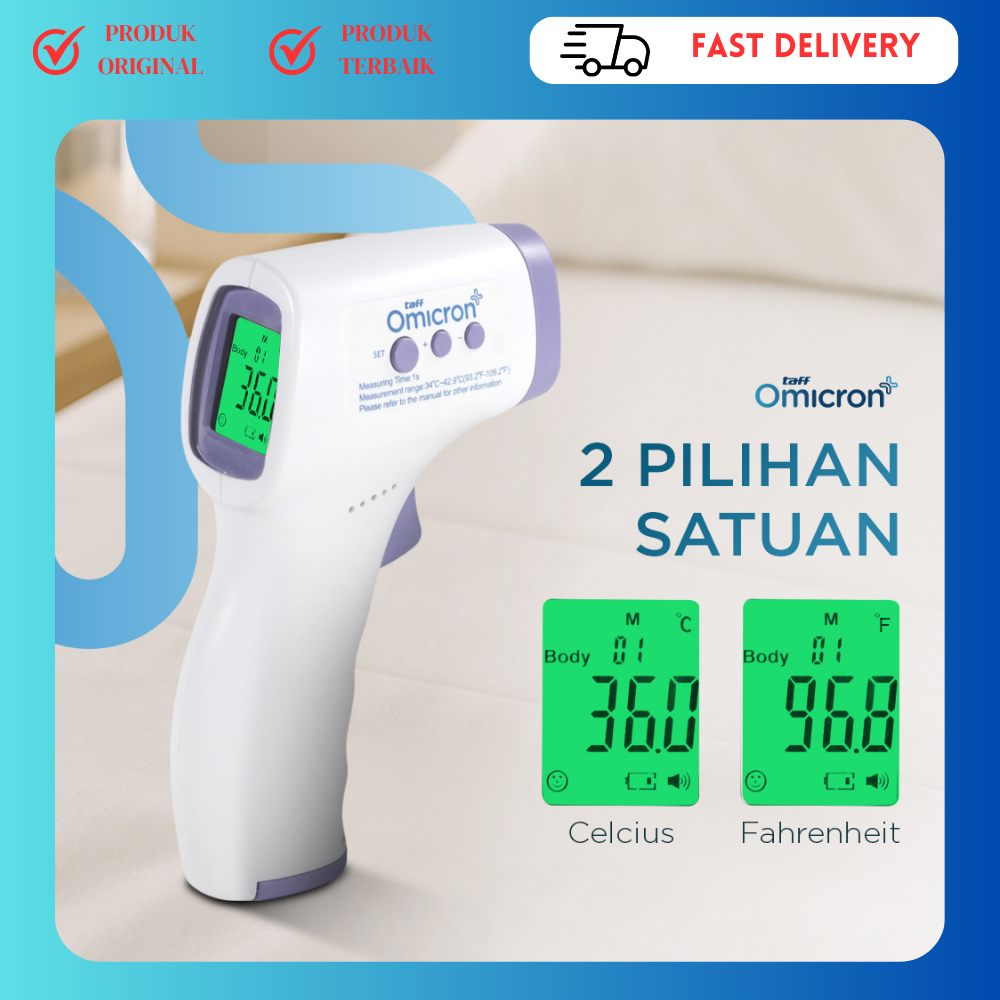Jual Thermogun Thermometer Tembak Infrared Non Contact Alat Cek suhu ...