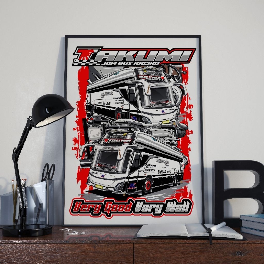 Jual POSTER BUS BASURI TAKUMI TUNGGAL JAYA | Shopee Indonesia