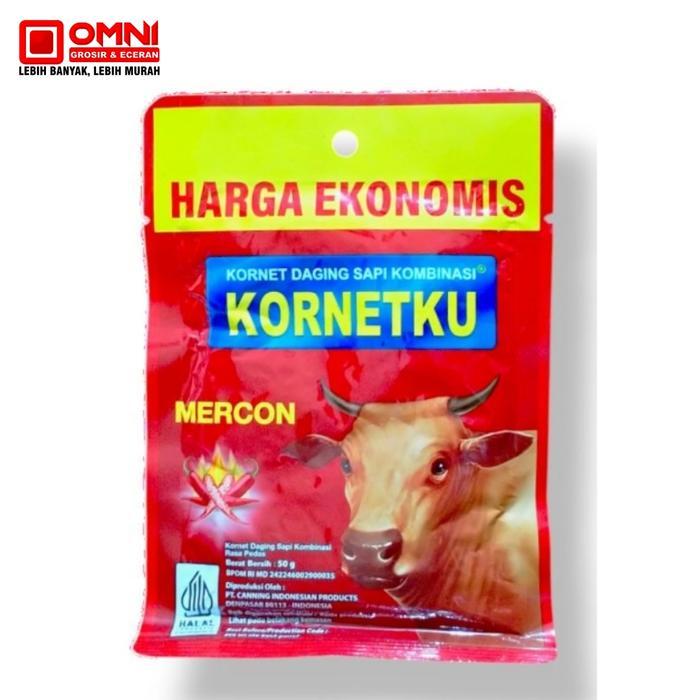 Jual KORNETKU Kornet Sapi Sachet Mercon 50gr PRONAS | Shopee Indonesia