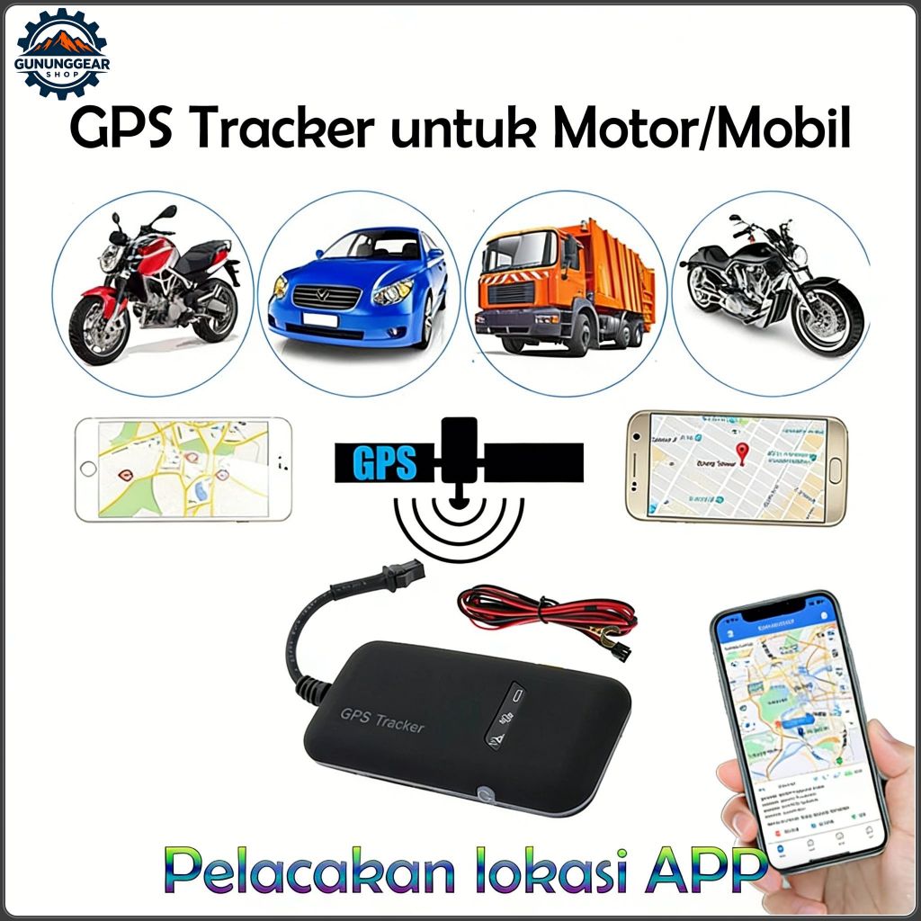 Jual GPS Tracker Motor 4G Kontrol Aplikasi Real Time Alarm Anti ...