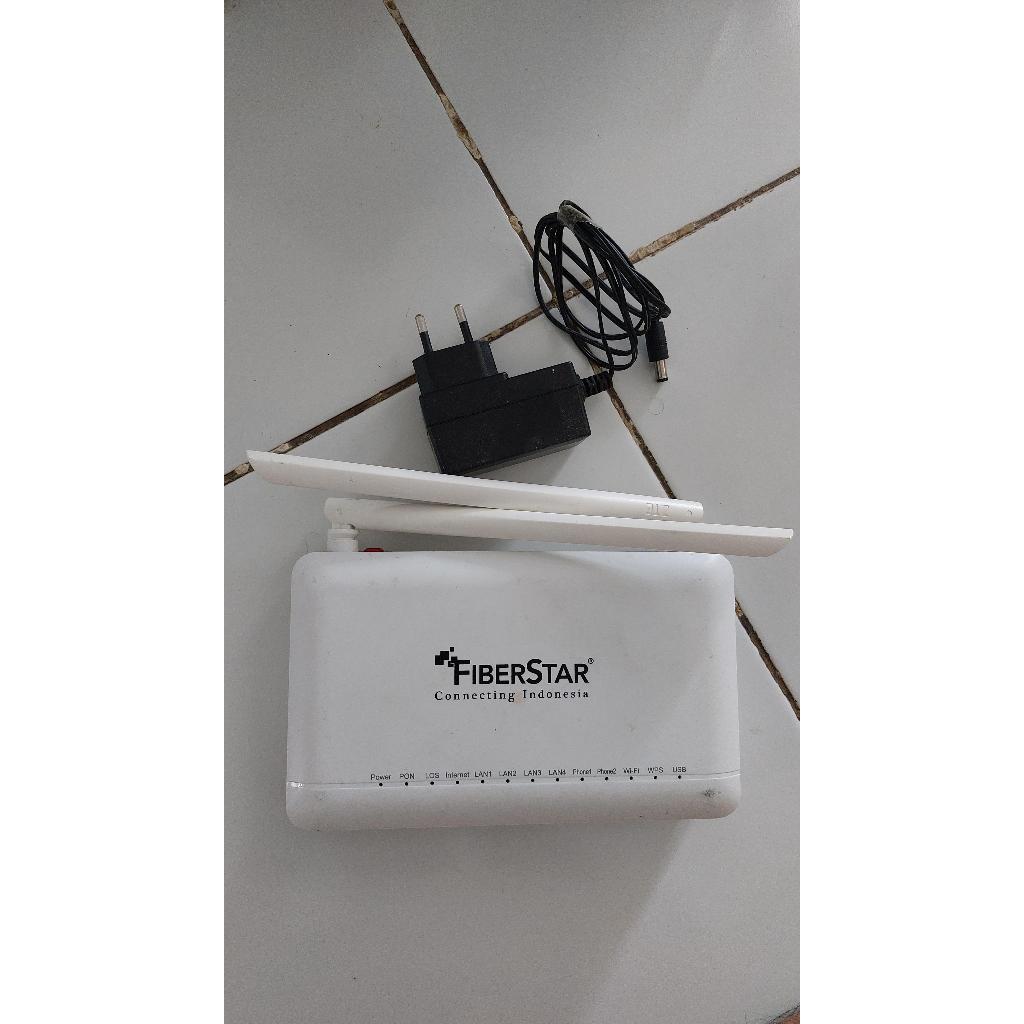 Jual Modem Router Wifi Fiber Optic Fiberstar ZTE ZXHN F609 | Shopee ...