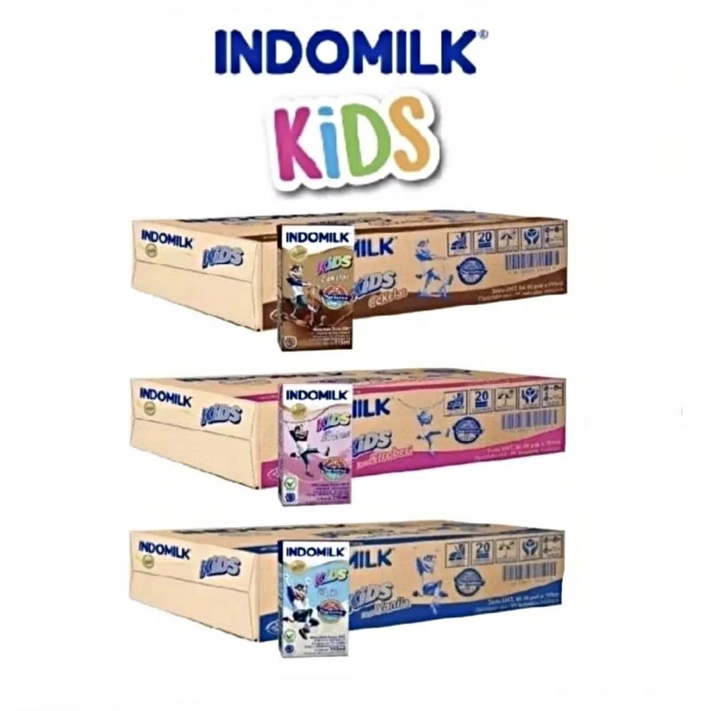 Jual Susu INDOMILK Fresh Milk UHT 115 ml x 1 Karton Isi 40 pcs | Shopee ...