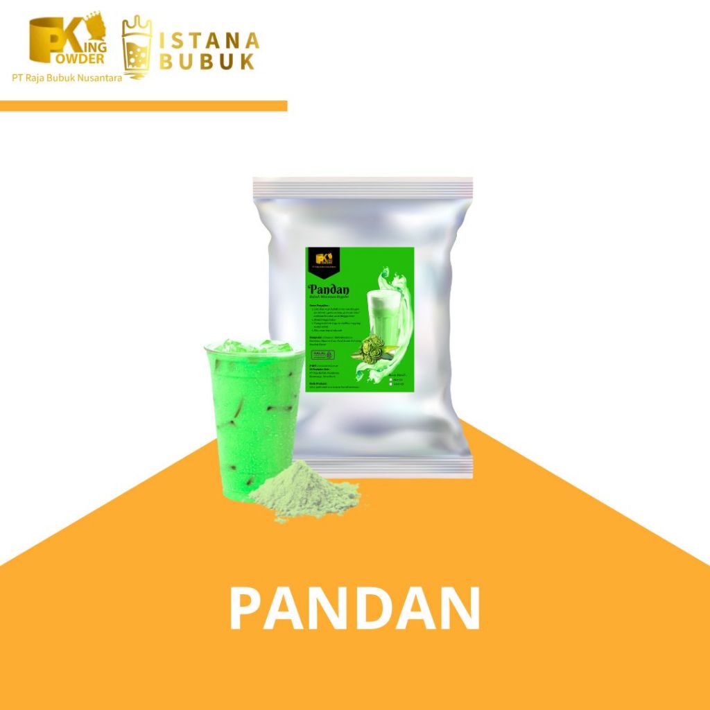 Jual Bubuk Minuman Rasa Pandan Powder Drink Varian Rasa Pandan | Shopee ...