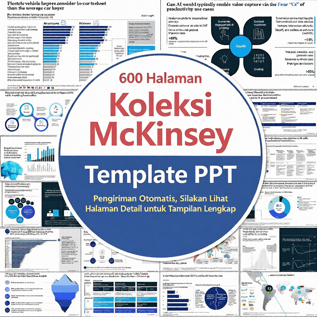 Jual Template PPT Bisnis Premium 600 Halaman - Desain McKinsey ...
