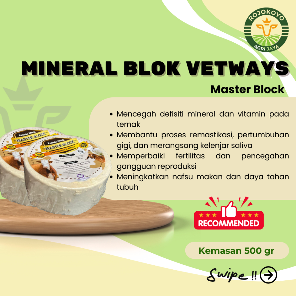 Jual Mineral Block Permen Jilat Gantung Hewan Ternak Ruminan Sapi ...