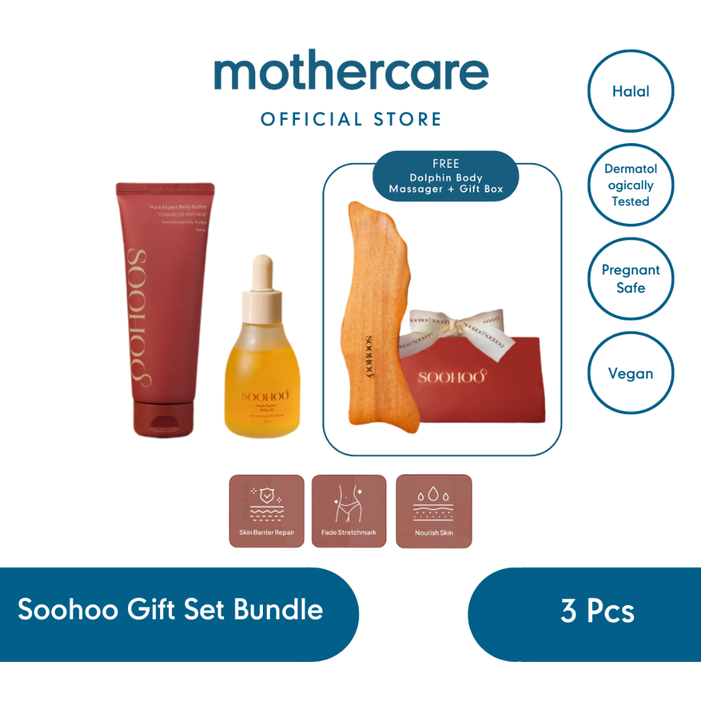 Jual Soohoo Gift Set Bundle - Set Perawatan Stretch Mark Ibu Hamil dan ...