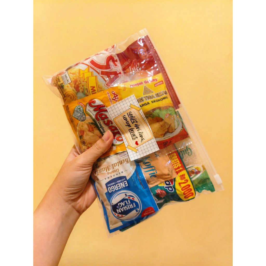 Jual Paket Sembako mini lengkap hampers | Shopee Indonesia