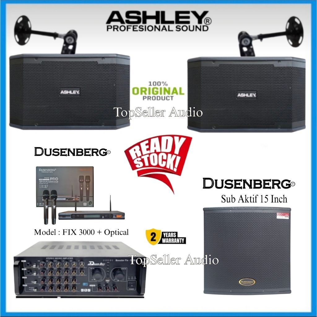 Jual Paket Sound System Karaoke Aula Ruangan Dll Ashley 10 Inch K2310 ...