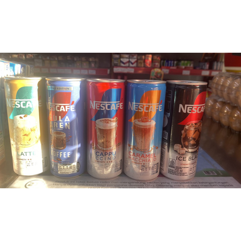 Jual Nescafe Kaleng Ice Black 24 PCS - 220ml | Shopee Indonesia