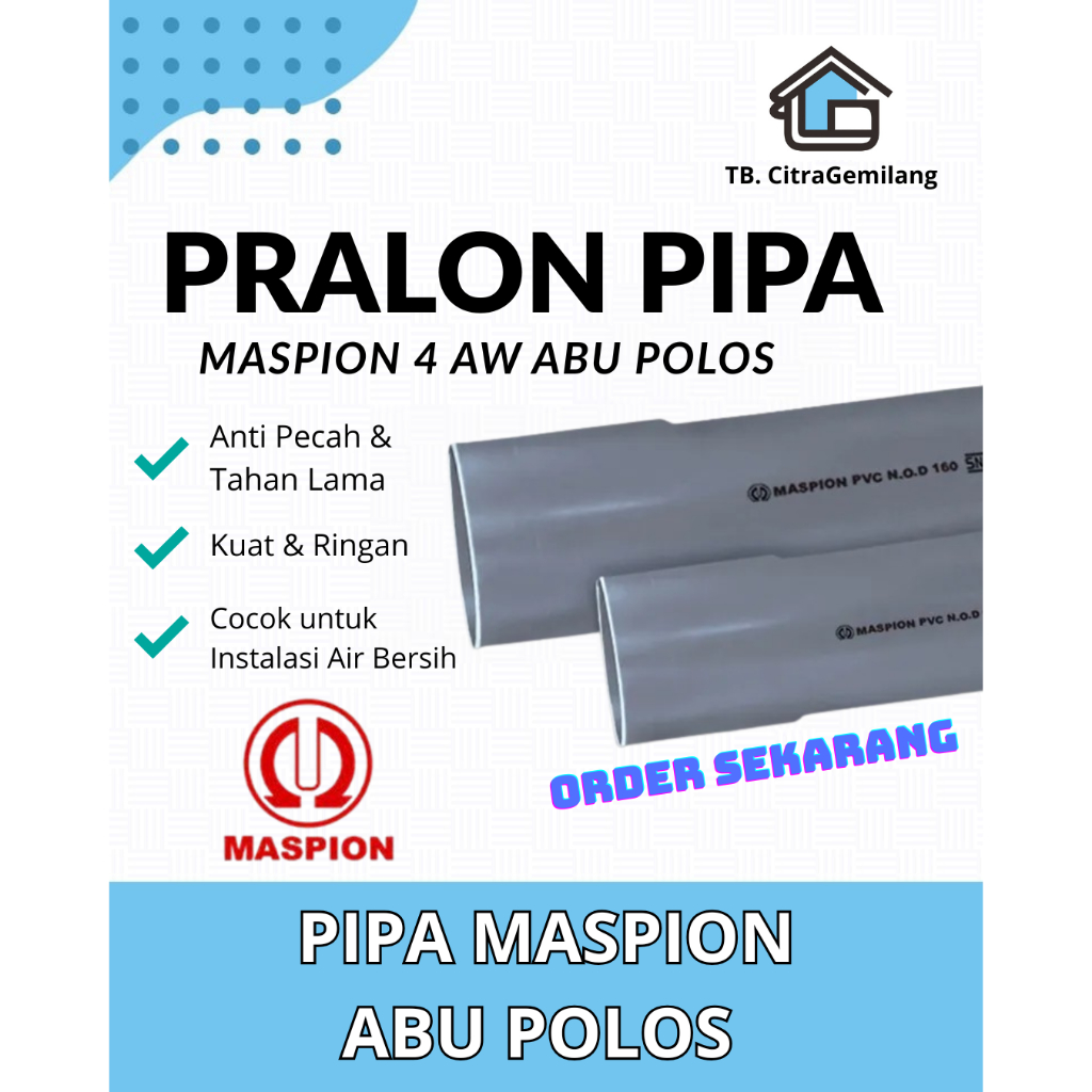 Jual Paralon 4 Inch Per Batang Terlengkap & Harga Terbaru April 2026 ...
