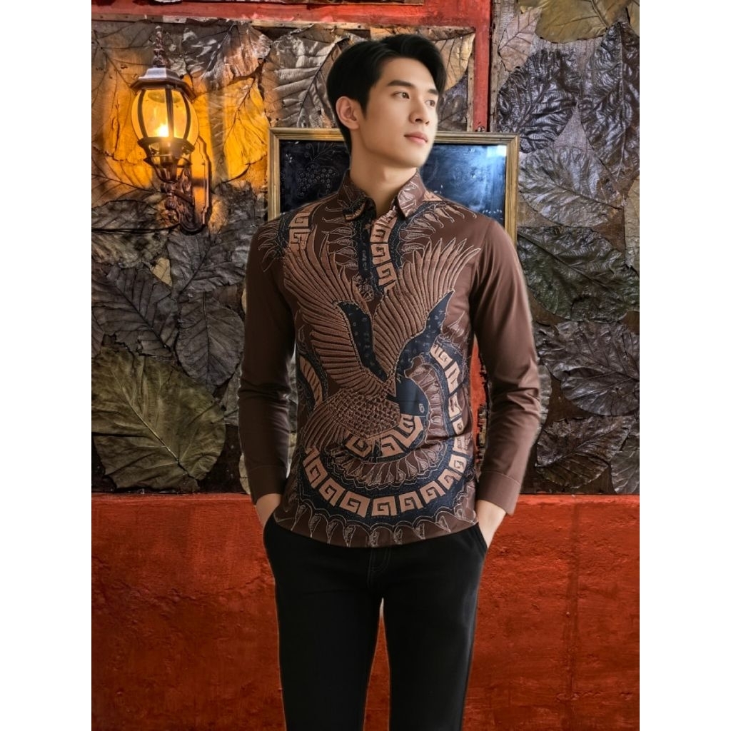 Jual Jawa Duipa - batik pria motif kemeja lengan panjang kantor ...
