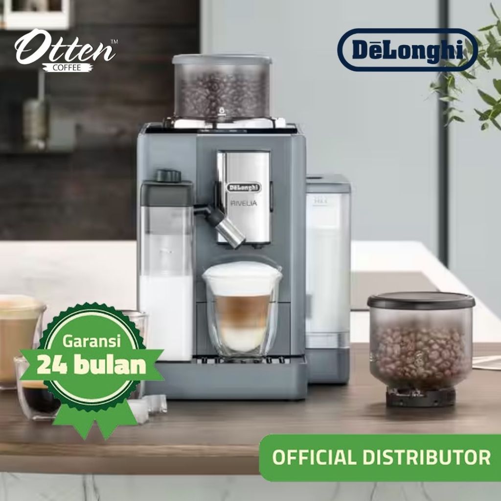 Jual DeLonghi - Fully Automatic Espresso Coffee Machine Rivelia EXAM ...
