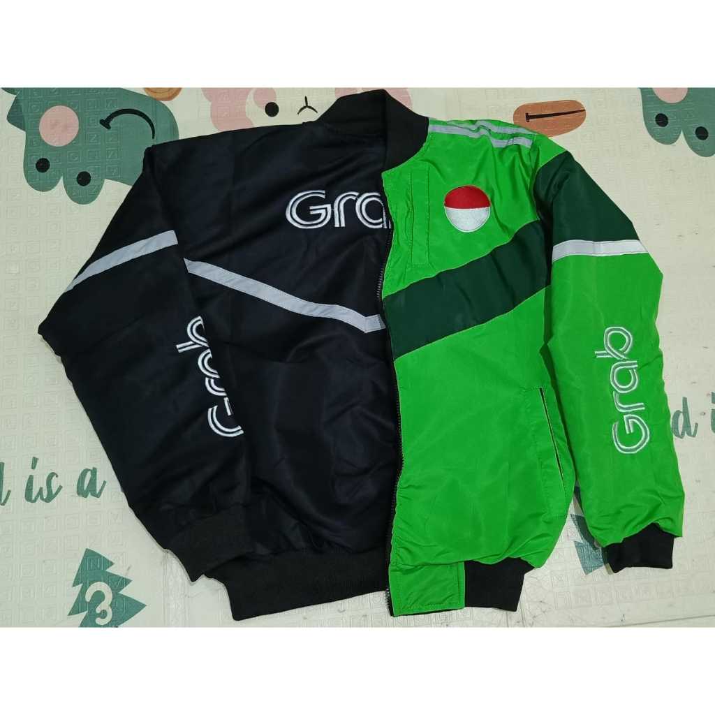 Jual JAKET GRAB BOLAK BALIK TERBARU 2026 MURAH | Shopee Indonesia