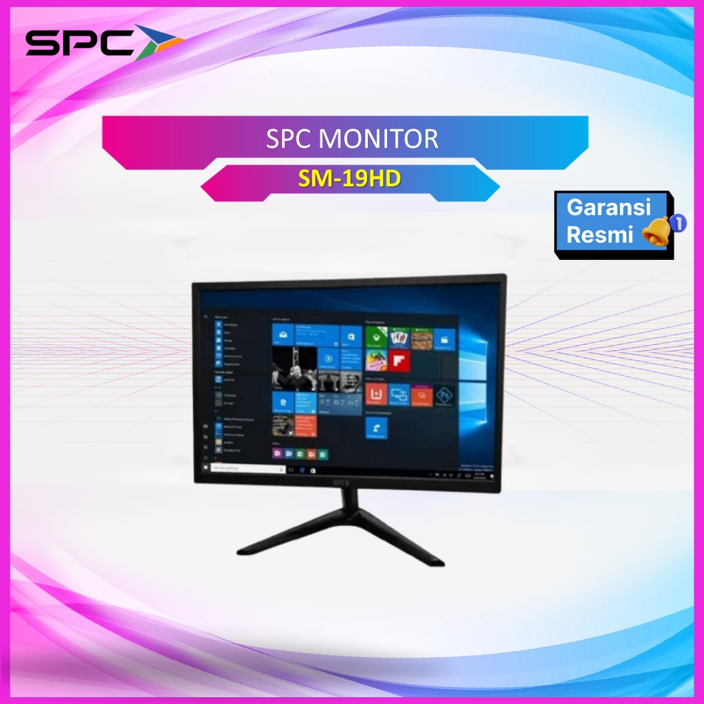 Jual SPC MONITOR 19 INCH SM-19HD IPS HD 720P 1MS 60HZ | Shopee Indonesia
