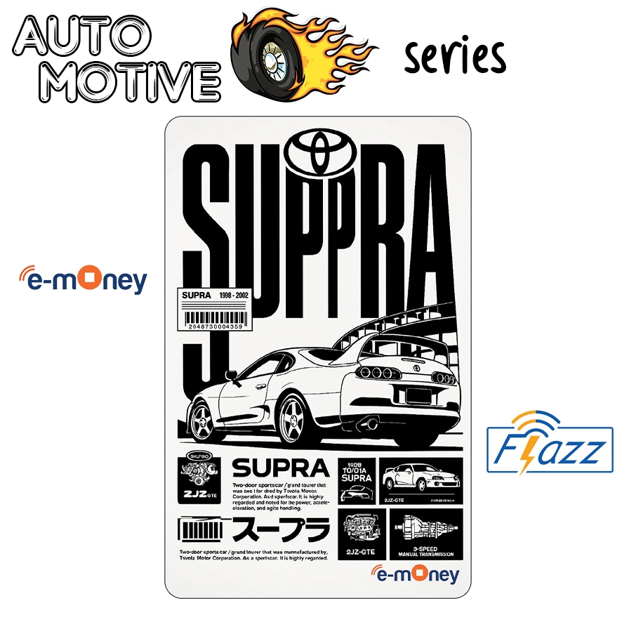 Jual Emoney / Flazz Gen 2 Custom Edisi Otomotif Mobil Toyota Supra 2 ...