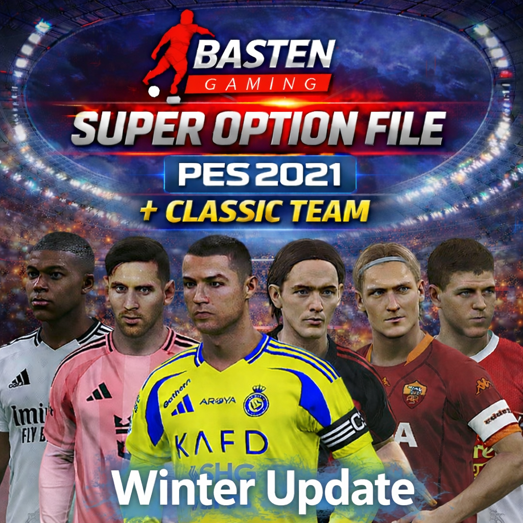 Jual Basten Gaming – Super Option File PES 2021 + Classic Team PS5 PS4 ...