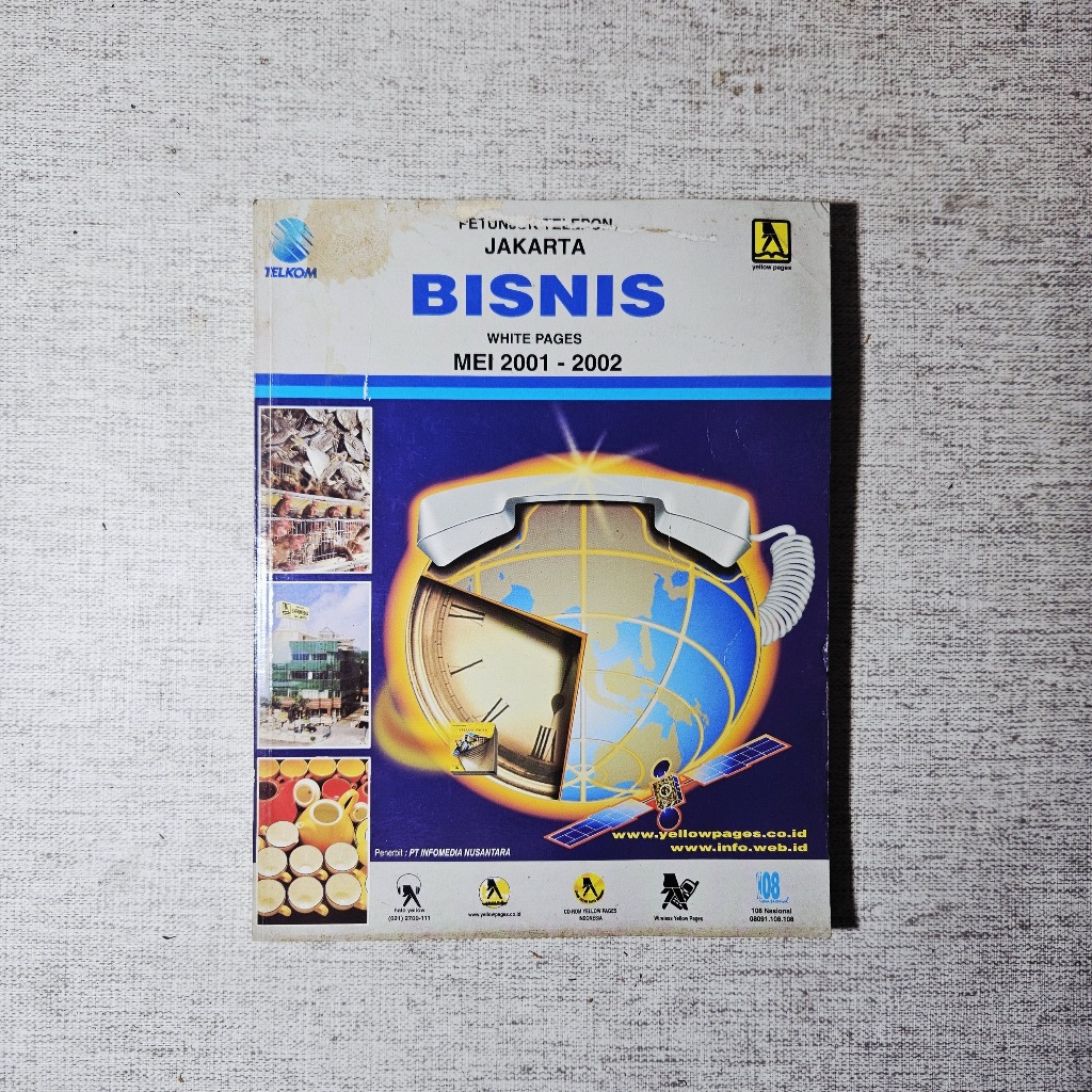 Jual Buku Direktori Bisnis Jakarta White Pages Mei 2001 2002: Tim ...