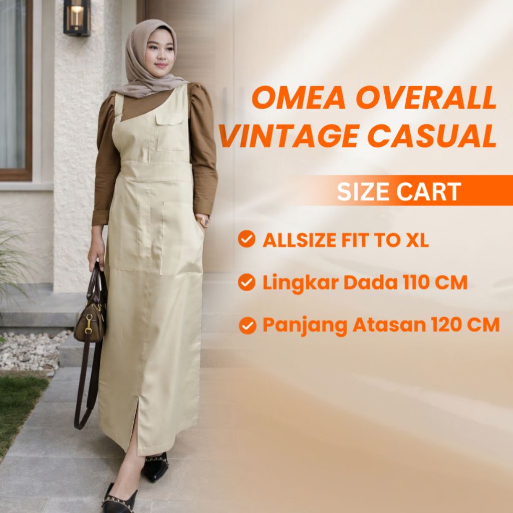 Jual Overall Jumsuit - Omea Overall Vintage Casual Wanita - Overal ...