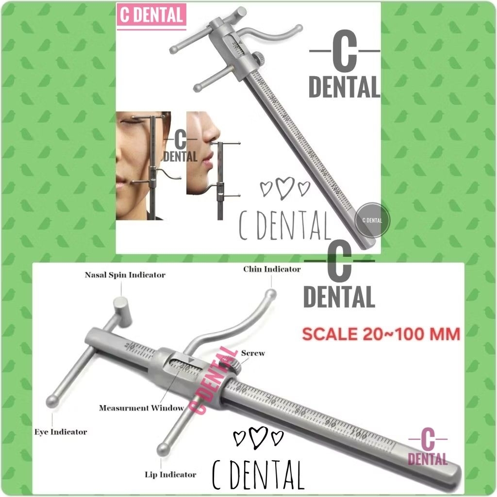 Jual Dental Prostho VDO Gauge Full Edentulous Pengukuran Dimensi Jarak ...