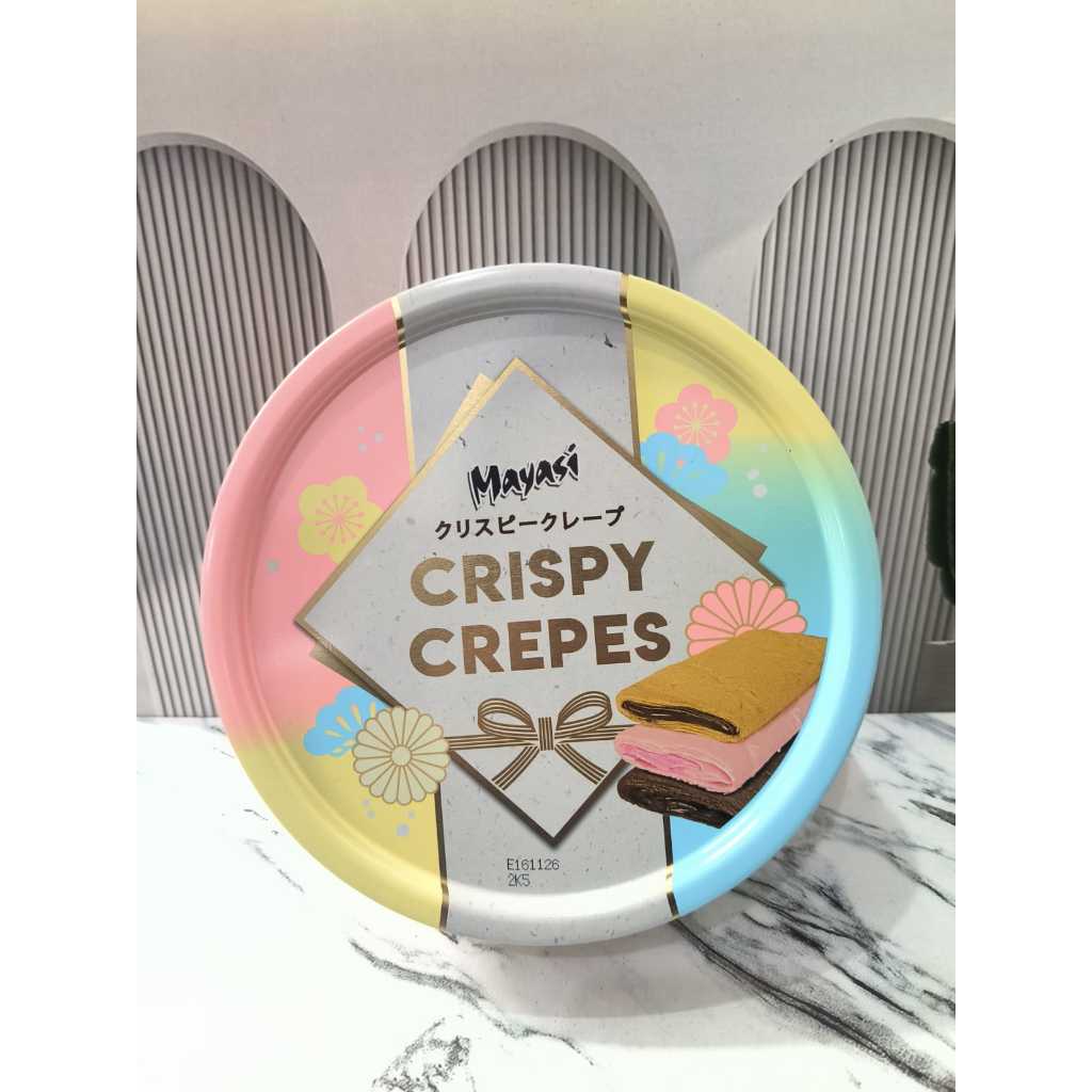 Jual MAYASI CRISPY CREPES KALENG 100GR EXP. 16/11/2026 ( 1 DUS ISI 6 ...